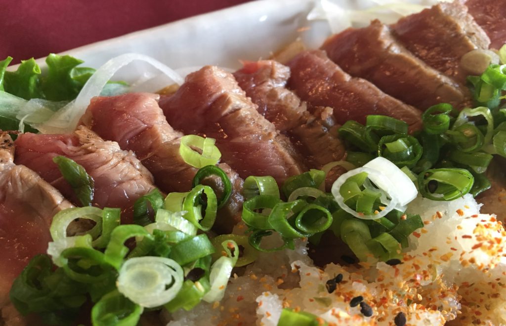 Beef Tataki Ponzu - Tachibana Restaurant